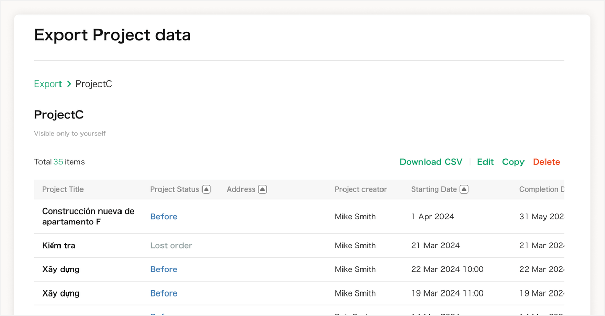 Data input/output | KANNA